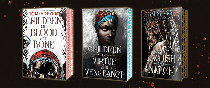 Enter for a Chance to Win the Legacy of Orisha Series by Tomi Adeyemi
